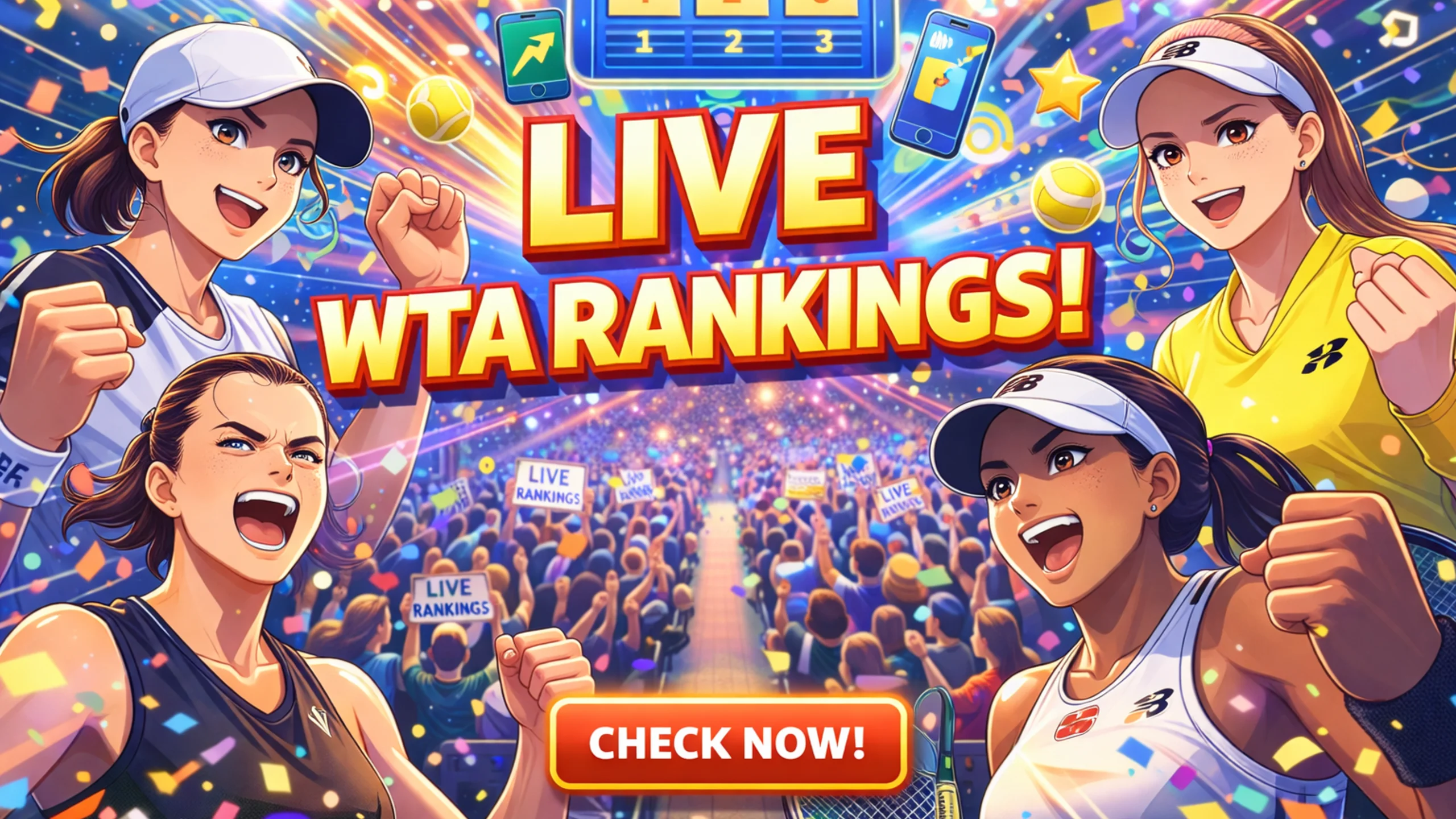 LIVE WTA Rankings 2025 – Updated Weekly + Full Archive